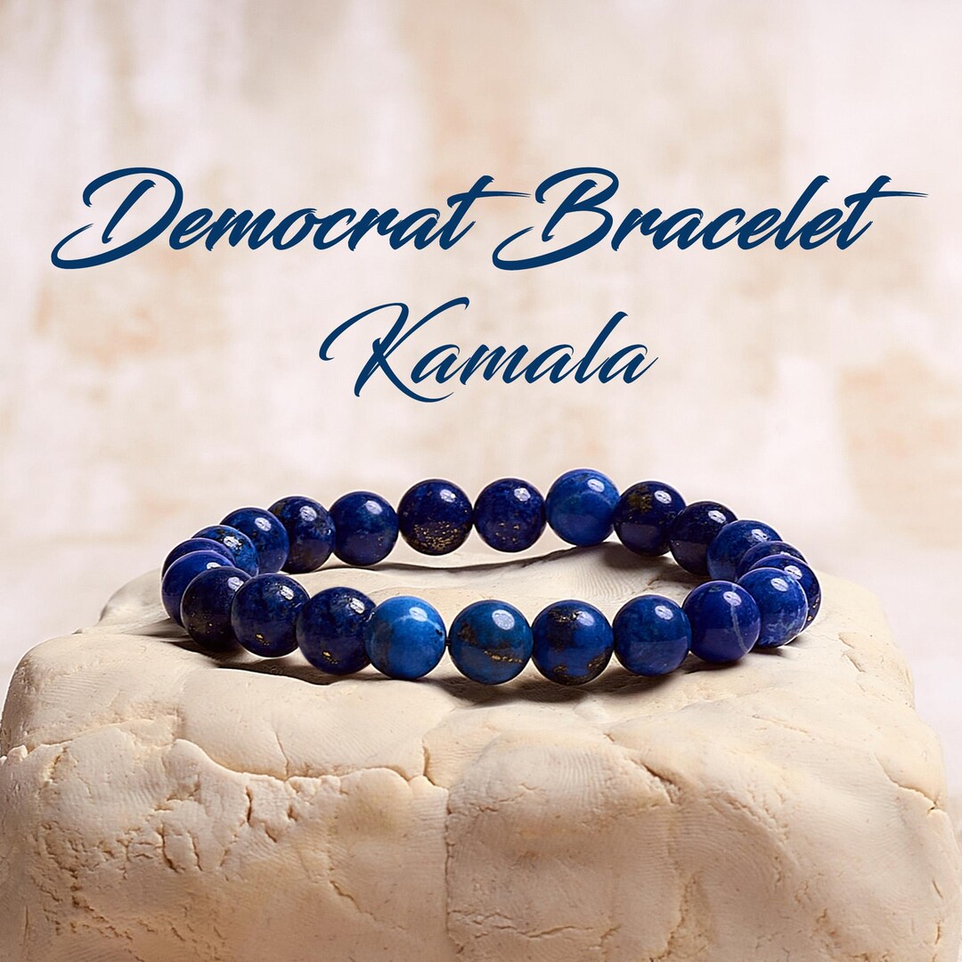 Democrat Bracelet, Blue Bracelet, Lapis Lazuli Bracelet, Protection ...