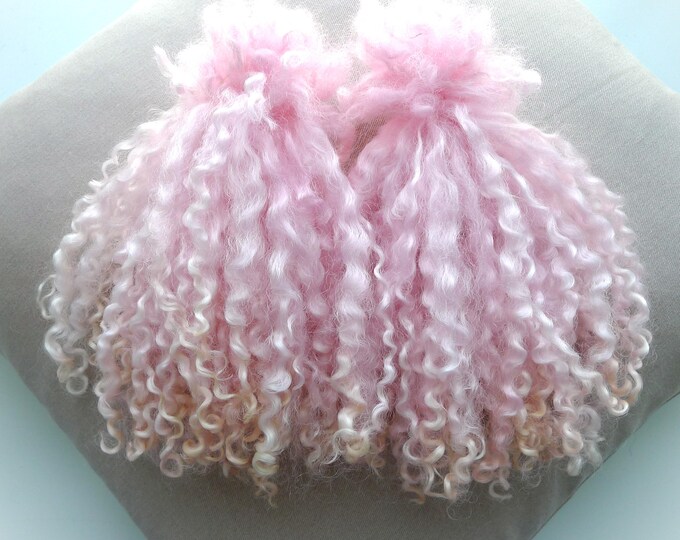 1/2 Ozteeswater Locks Are Shades of Pink Color 6.5-7+ in Long, Soft ...