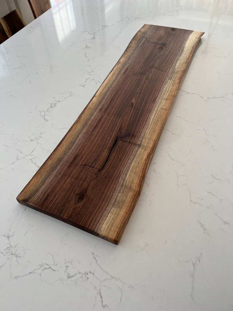 36 Live Edge Walnut Charcuterie Board, Serving Board, Grazing Board - Etsy