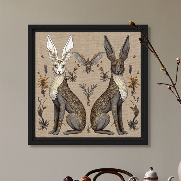 Two Rabbits Art - Etsy