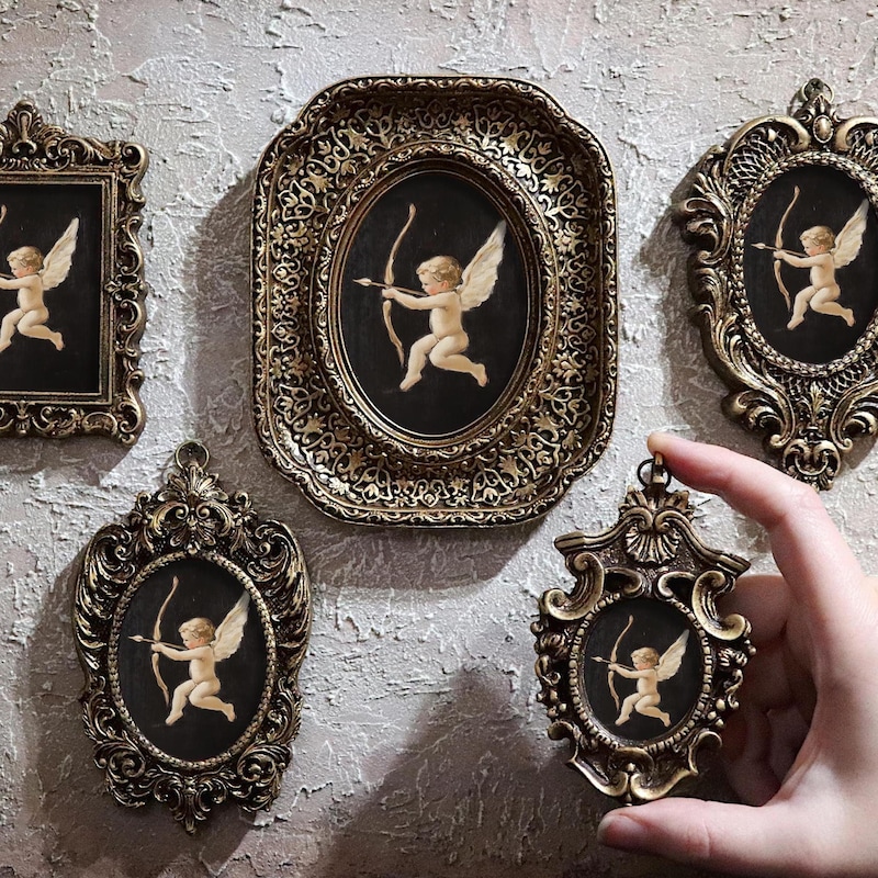 Cherub Art Canvas - Etsy UK