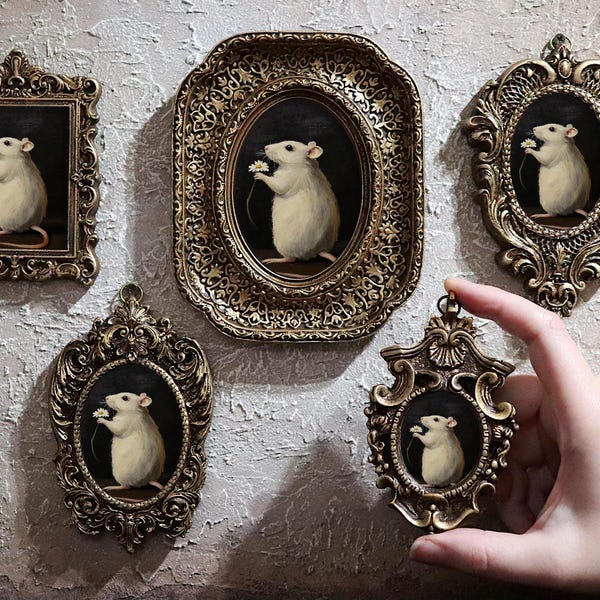 Rat Painting - Etsy