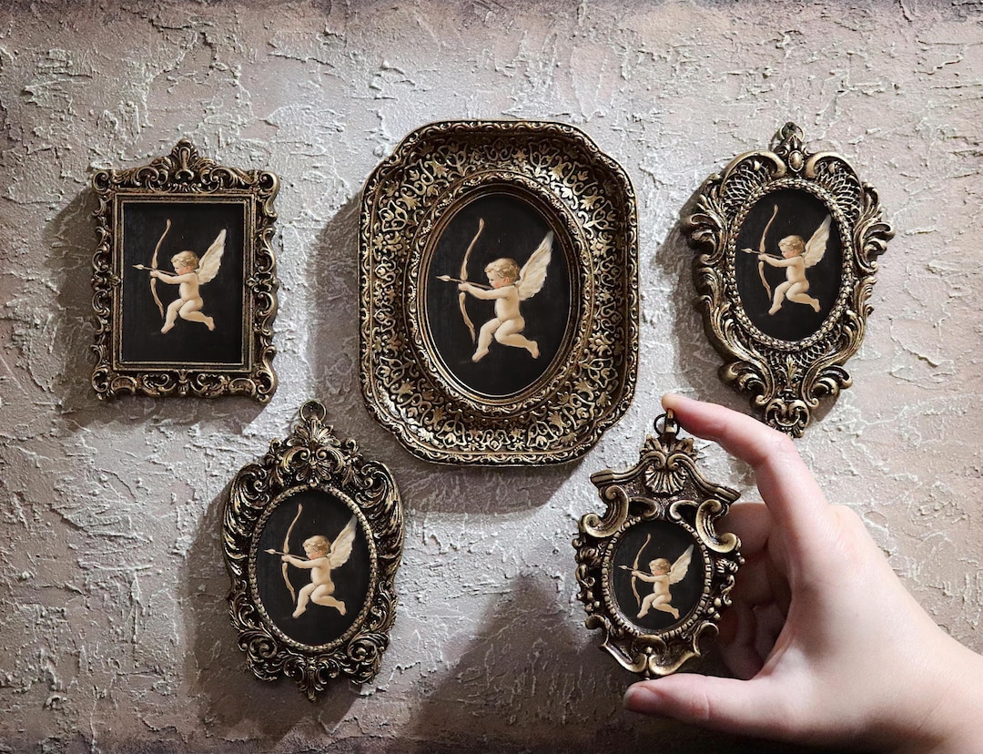 Cupid Wall Art Romantic Angel Print Classical Cherub Décor Baroque ...