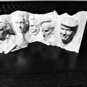 Mount Rushmore Trumpmore MAGA 6" Smiling President Donald Trump 3D ...