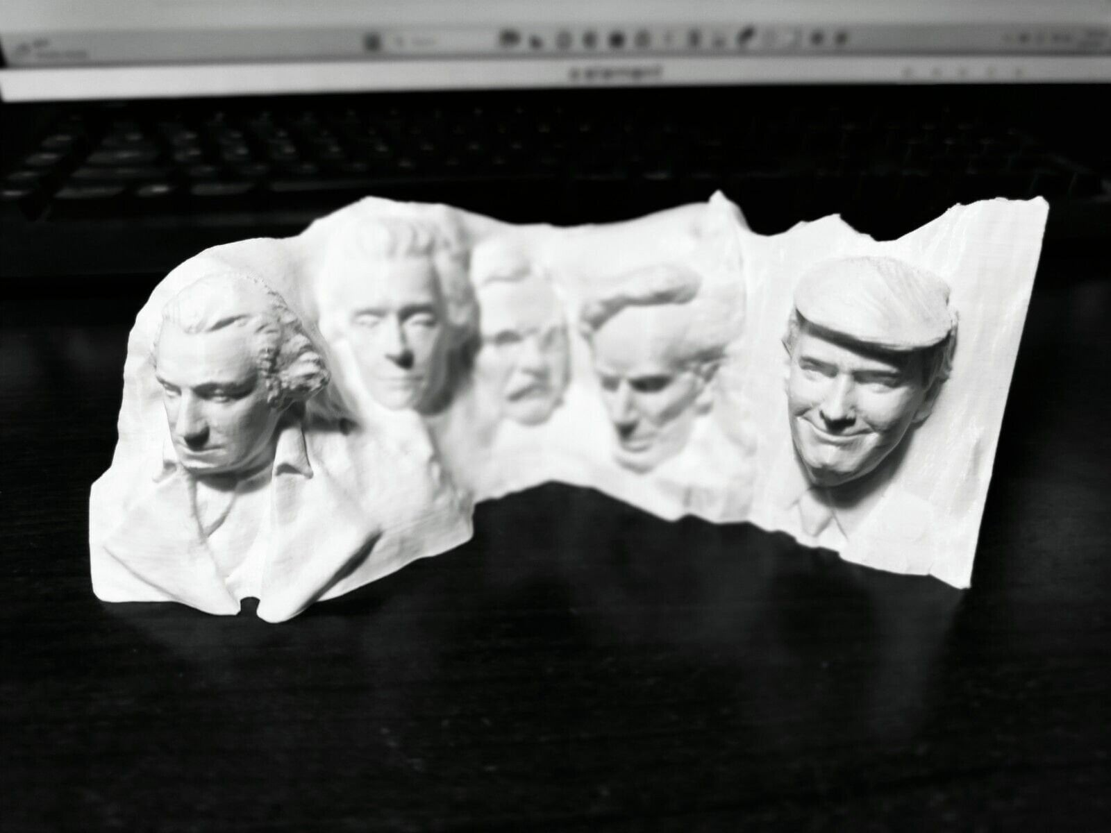 Mount Rushmore Trumpmore MAGA 6" Smiling President Donald Trump 3D ...