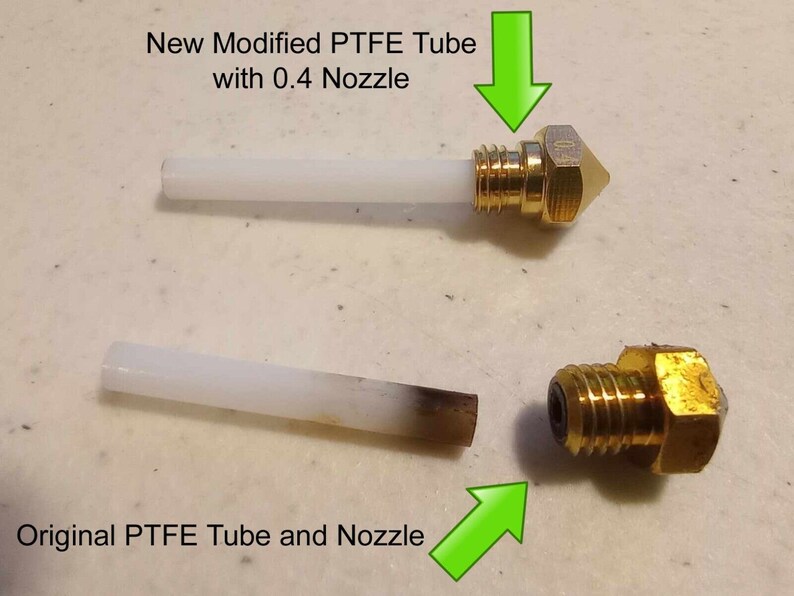 0.4mm Nozzle PTFE Tube QIDI Tech X-max 2 X-max II only Xmax 3d Printer ...