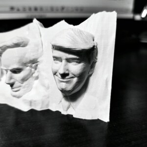 Mount Rushmore Trumpmore MAGA 6" Smiling President Donald Trump 3D ...