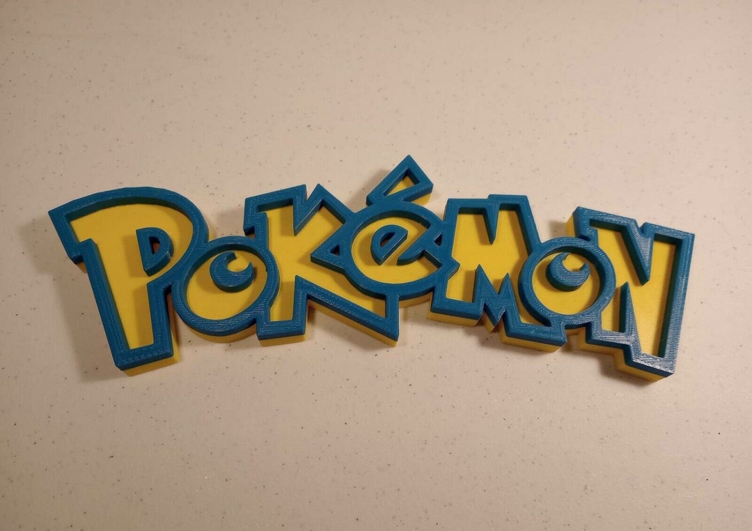 Pokemon Sign 3D Print Shelf Wall Decoration Free Shipping - Etsy