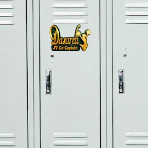 Locker Name Plate Magnetic Custom Name, Title/instrument Name and ...