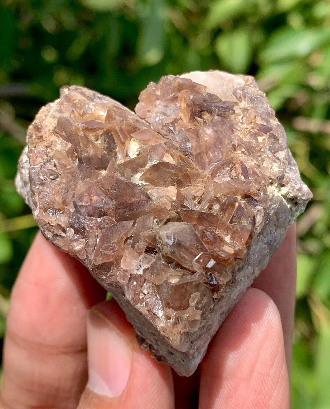 Double Terminated Axinite Specimen: Raw Brown Crystal Stone (132 Gm) - Etsy