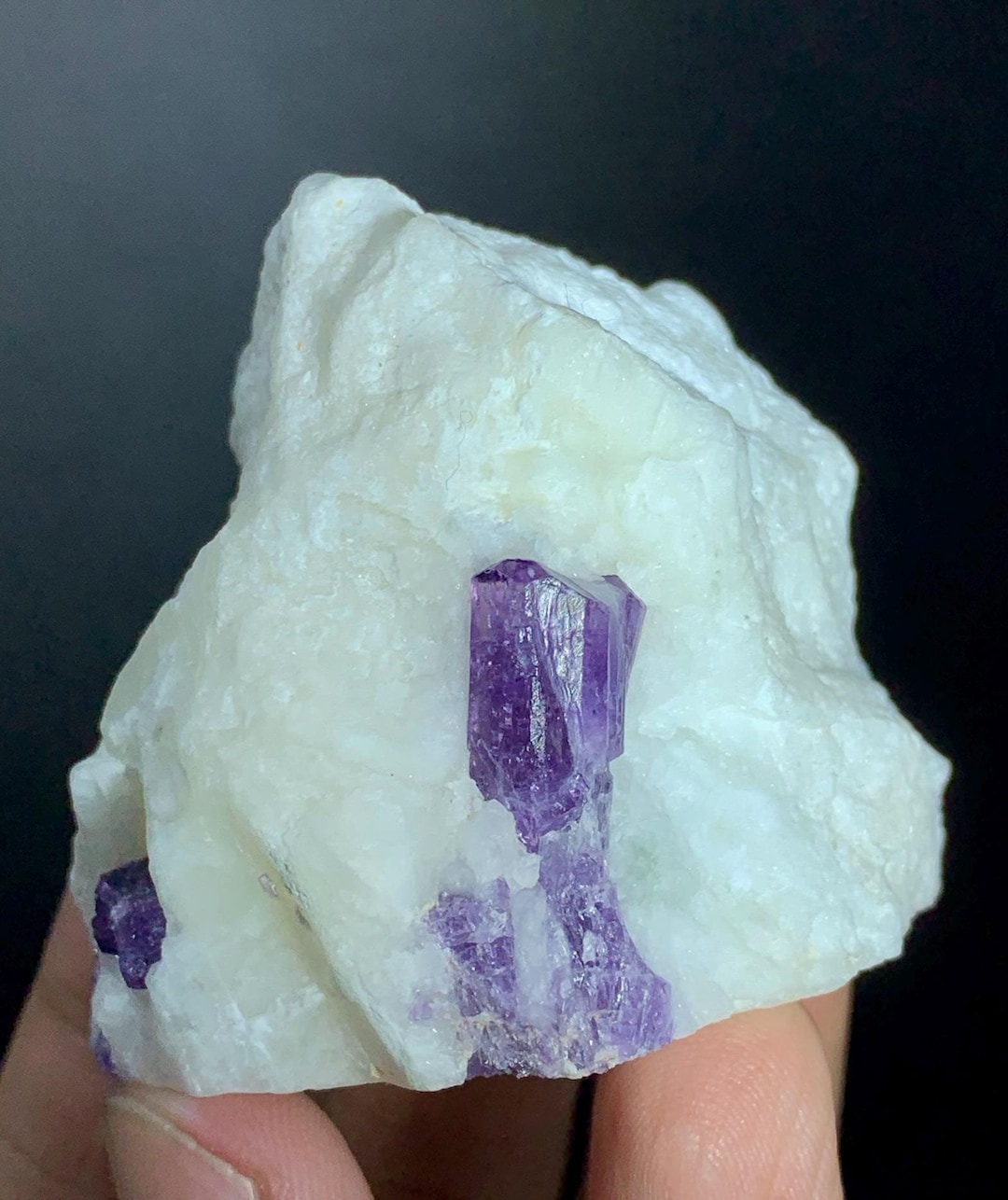 Purple Scapolite Crystal, Natural Scapolite, Fluorescent Scapolite From ...