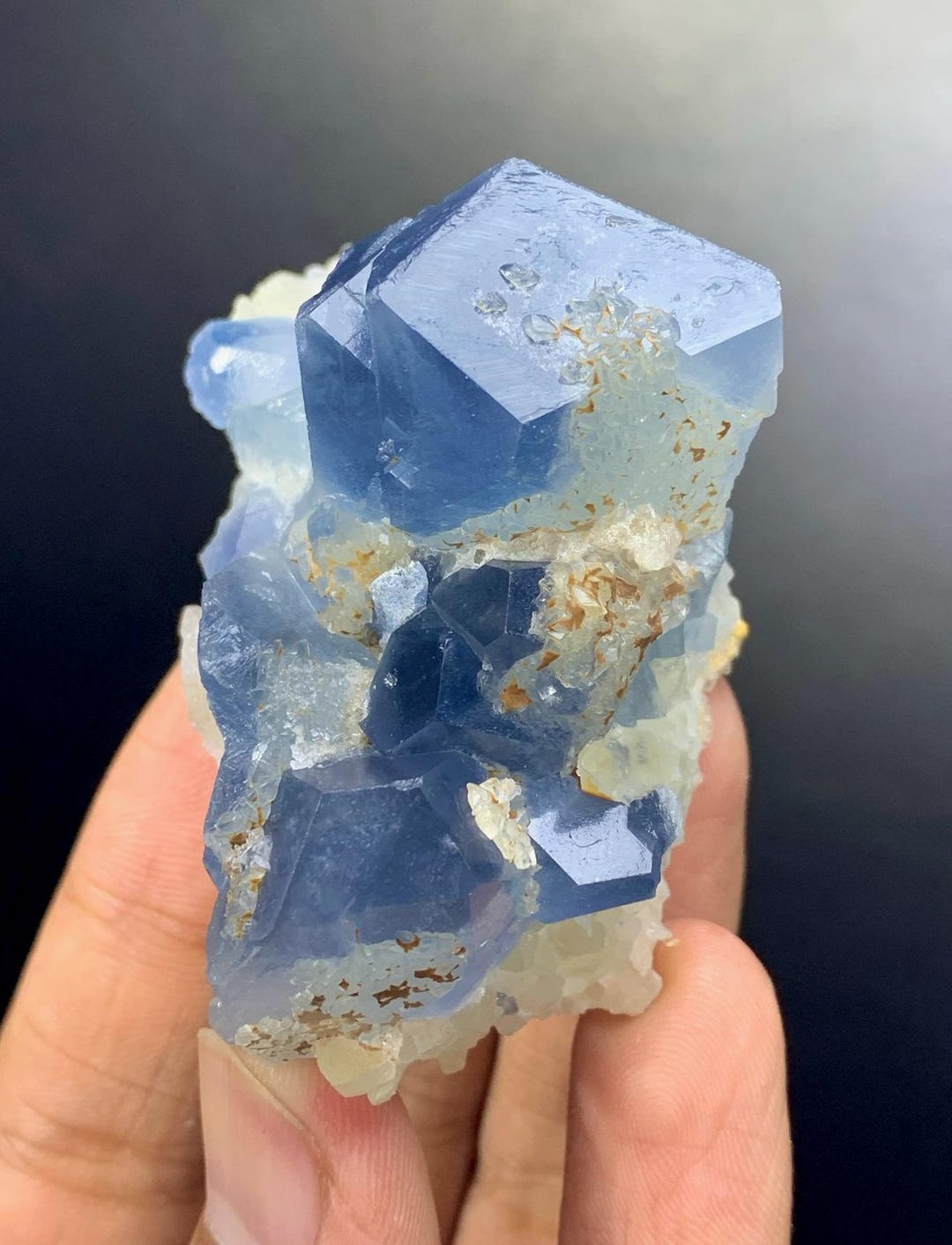 Celestine Specimen, Celestine With Calcite Specimen, Celestine Cluster ...