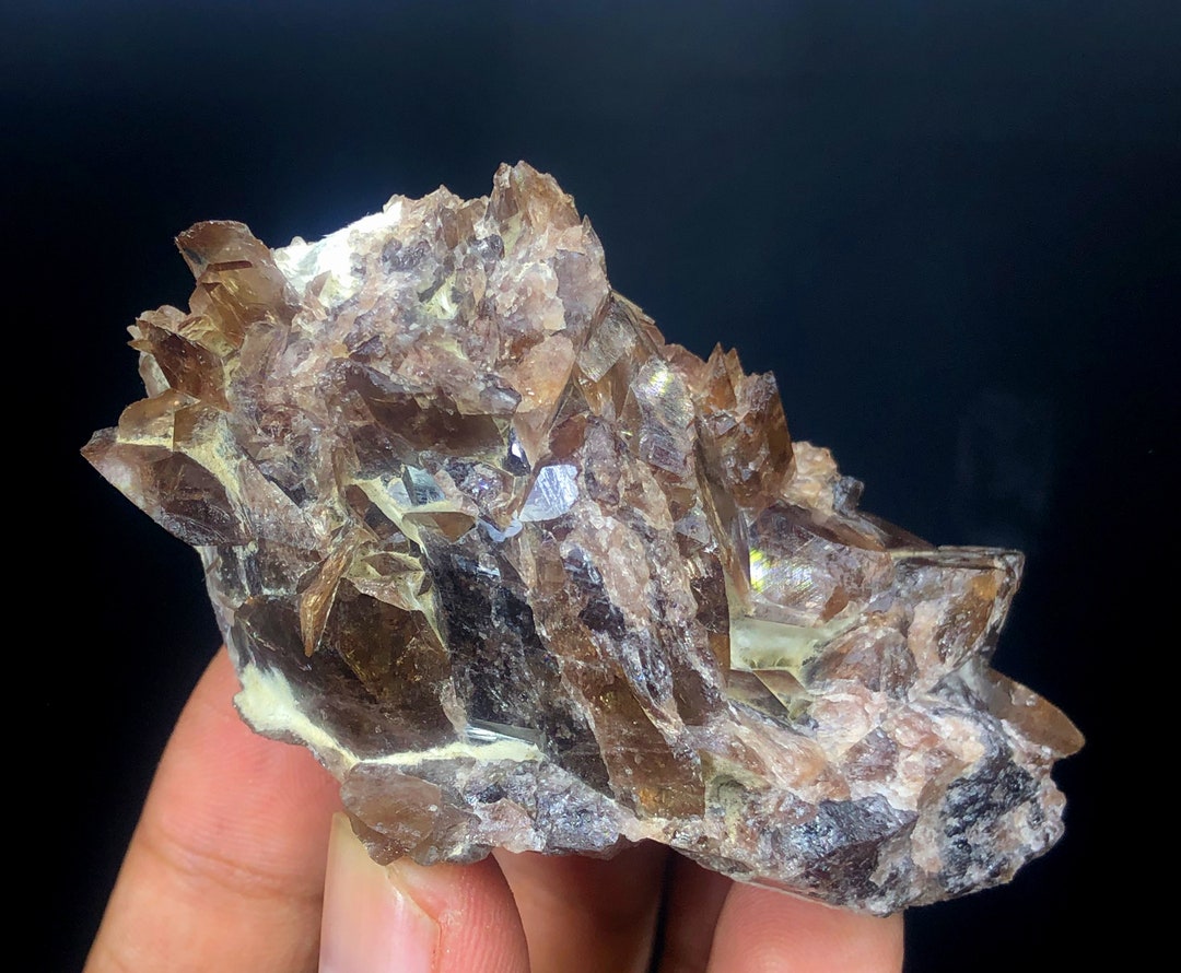 131 Gm Natural Dark Brown Color Axinite Crystal Specimen From Skardu ...