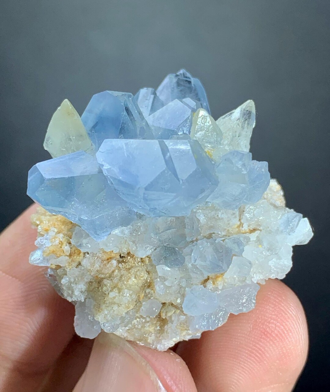 Celestine Specimen, Celestine With Calcite Specimen, Celestine Cluster ...