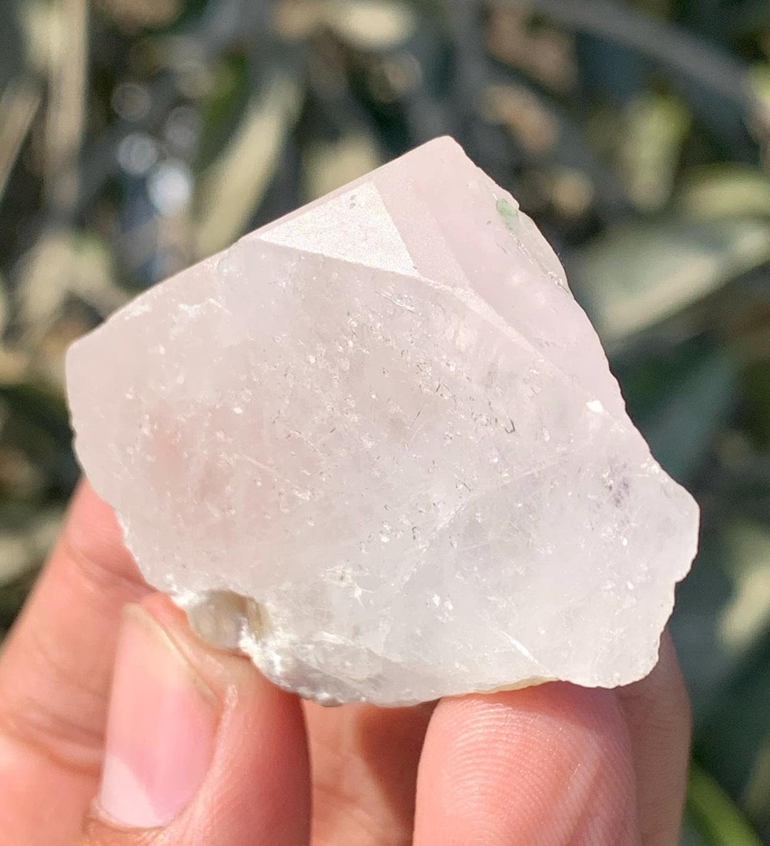 Raw Pink Morganite Crystal, Terminated Stone From Afghanistan (37 Gm ...