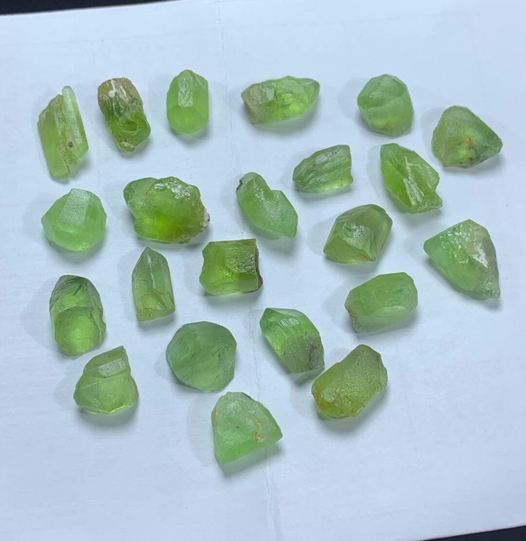 Natural Green Peridot Crystal Lot From Supat Mine Pakistan, Peridot ...