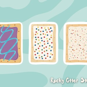 Nostalgic Pop-tart Stickers Wild Berry, Cupcake, and Strawberry - Etsy