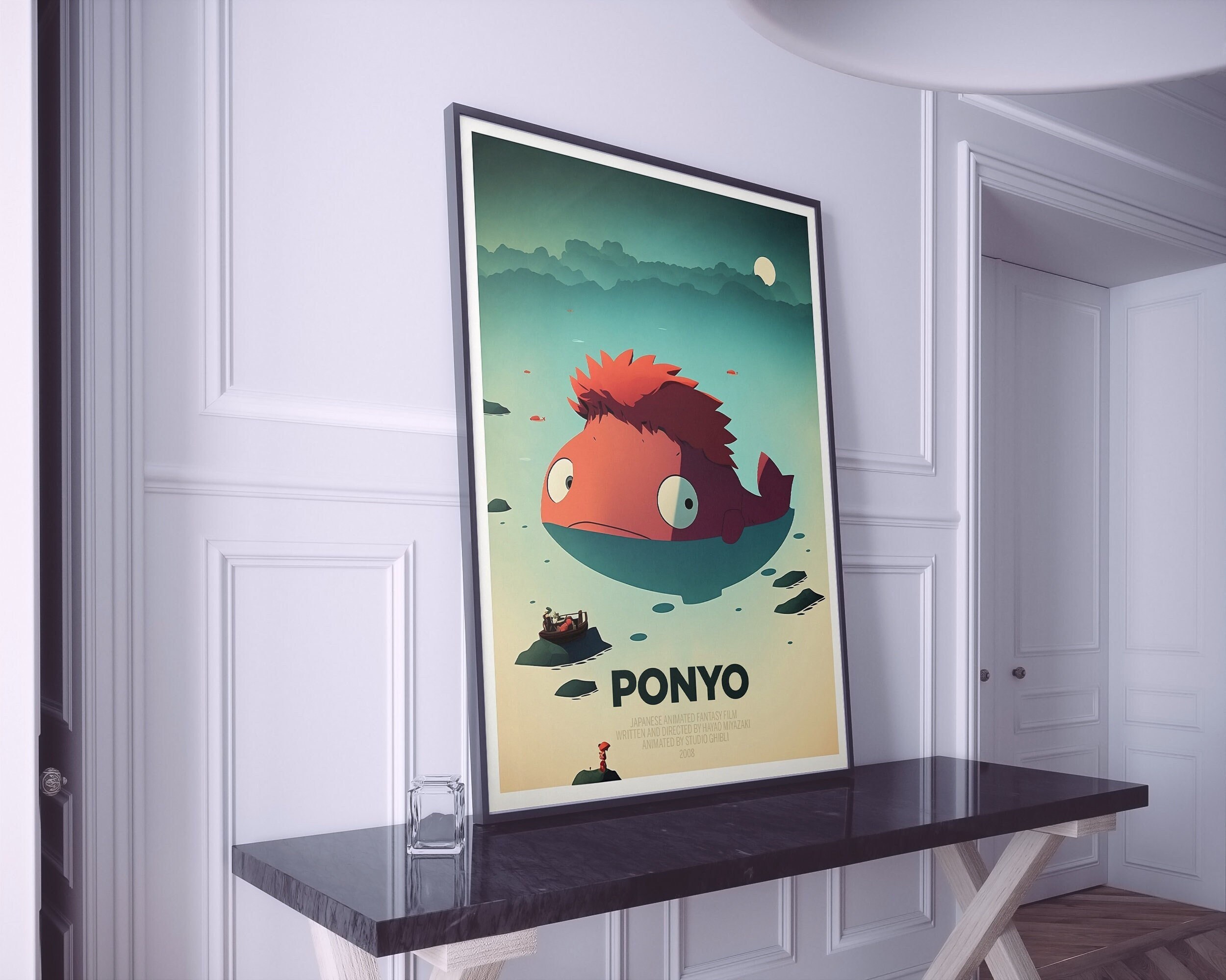 Ponyo Movie Poster Japanese