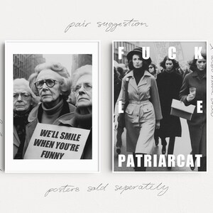 Premium Feminist Poster, Activist Art, Women's Rights Poster, Womens ...