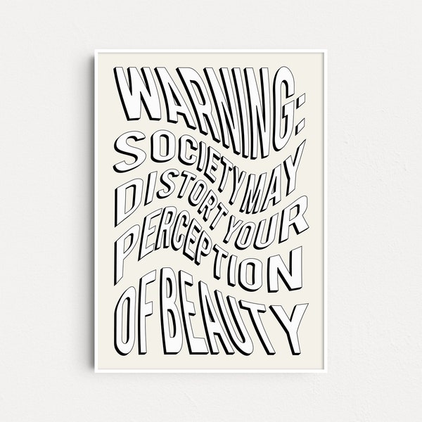 Body Positive Poster - Etsy