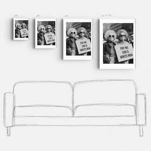 Pay Me Like a White Man Poster, Feminist Quote, Feminism Poster ...