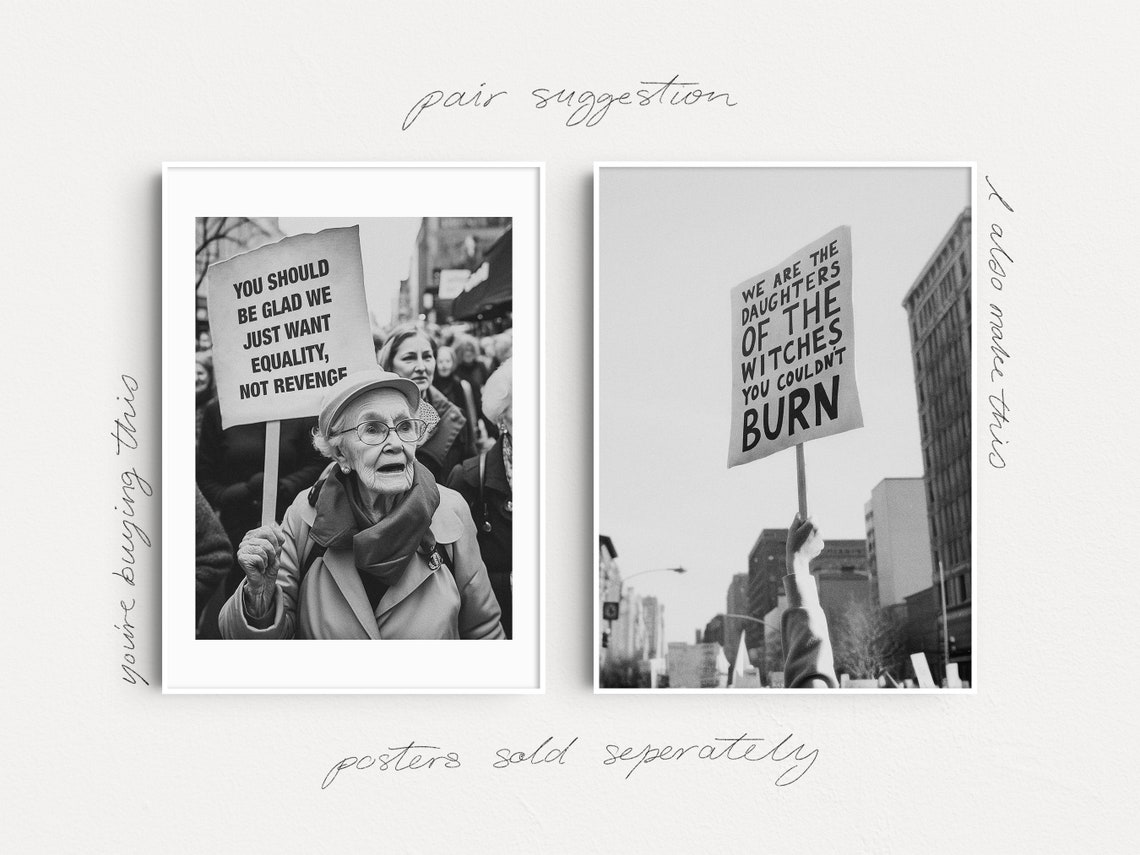 Feminist Poster Activist Art Womens March Art Print - Etsy