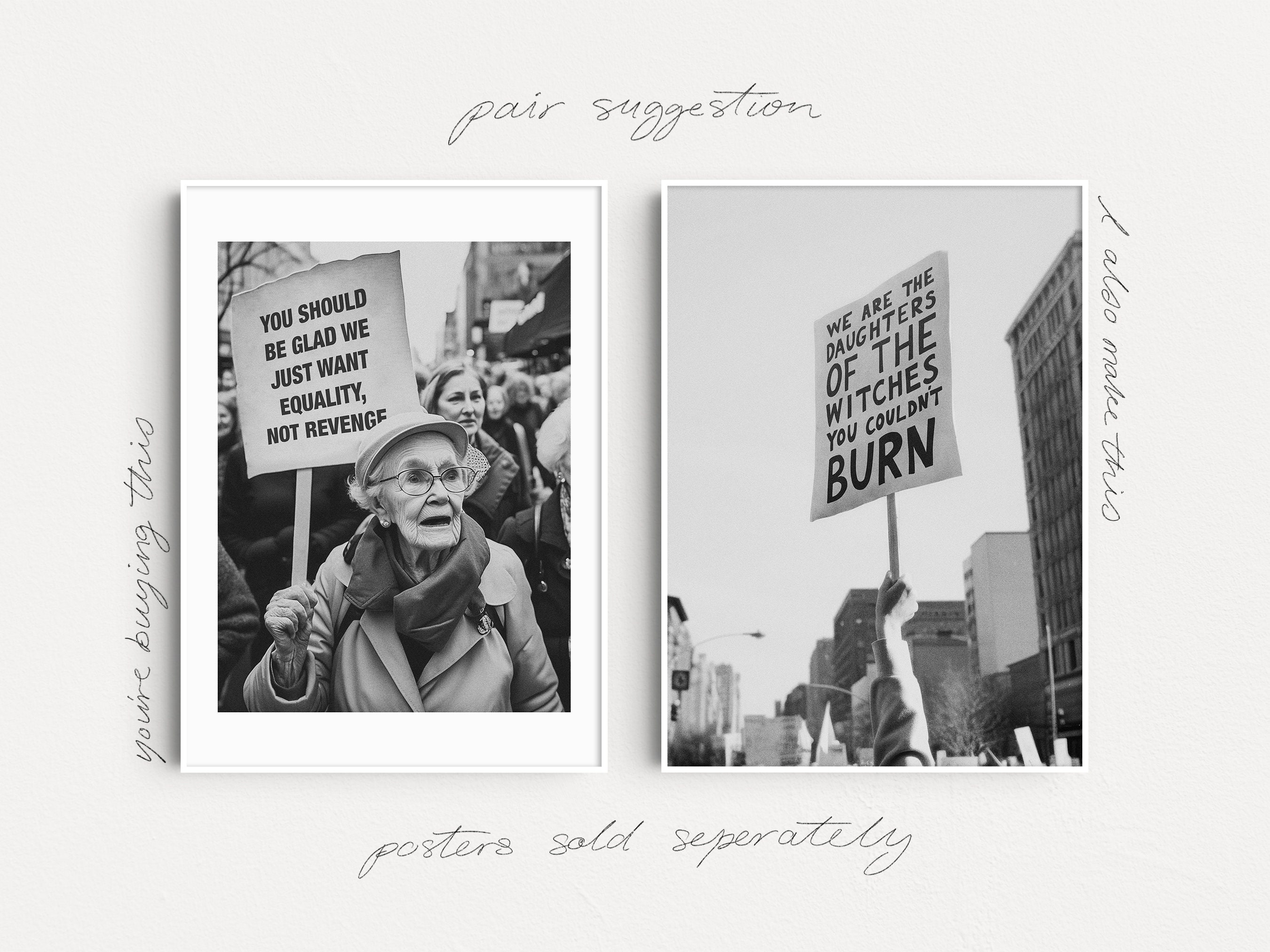 Feminist Poster Activist Art Womens March Art Print - Etsy