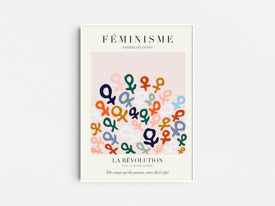 Feminist X Matisse, Feminist Poster, Intersectional Feminist Wall Art ...