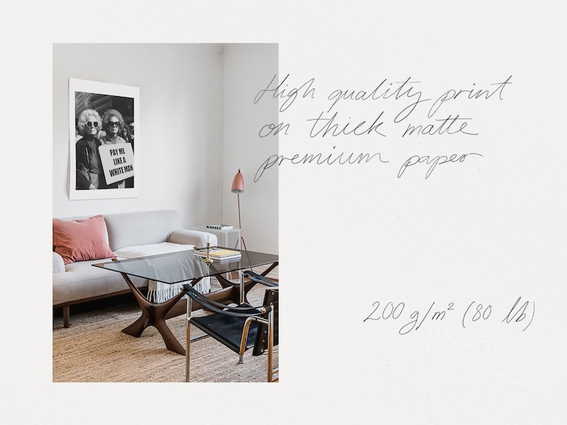 Pay Me Like a White Man Poster, Feminist Quote, Feminism Poster ...