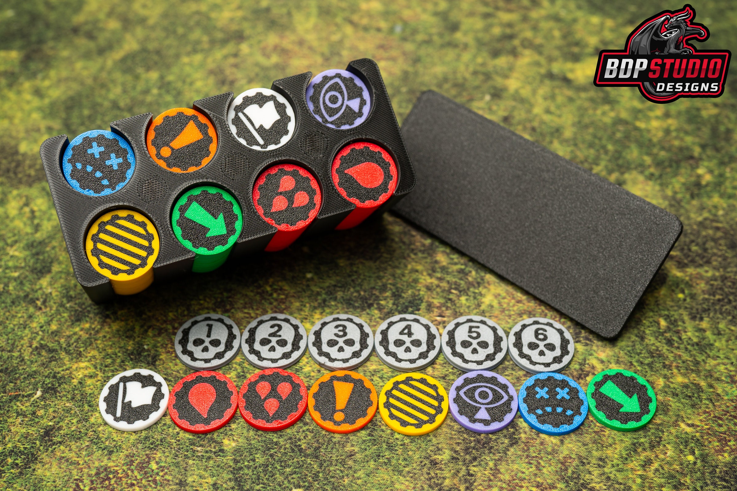 Gaming Tokens and Holder for Onepagerules and Other Tabletop Games - Etsy