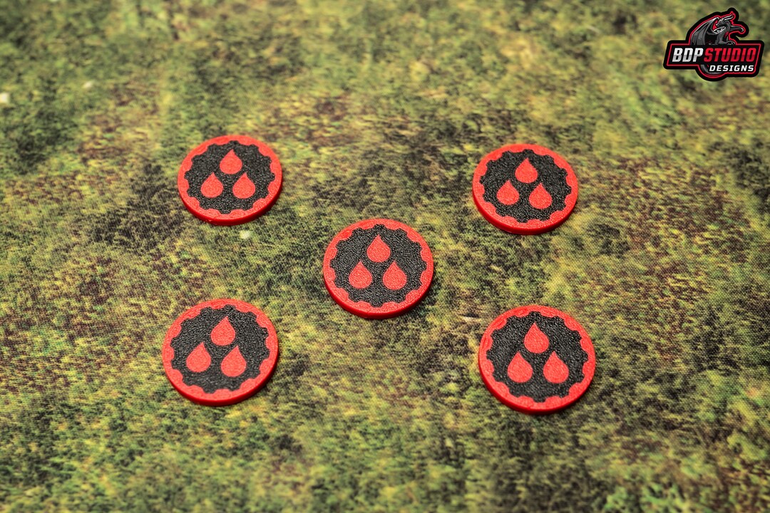 Triple Wound Gaming Tokens - Onepagerules and Other Tabletop Games - Etsy