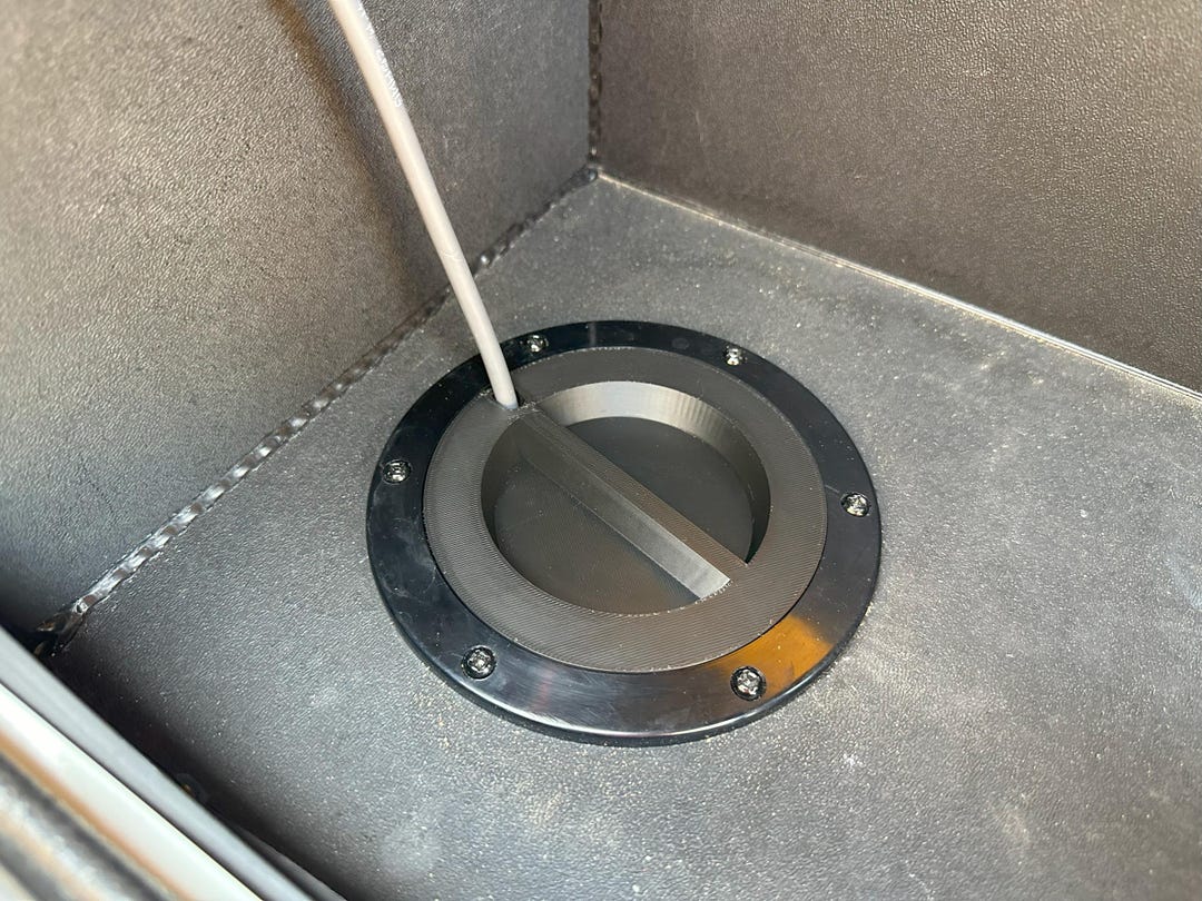 4 Inch RV Screw on Access Cover With 7mm Cable Opening. - Etsy