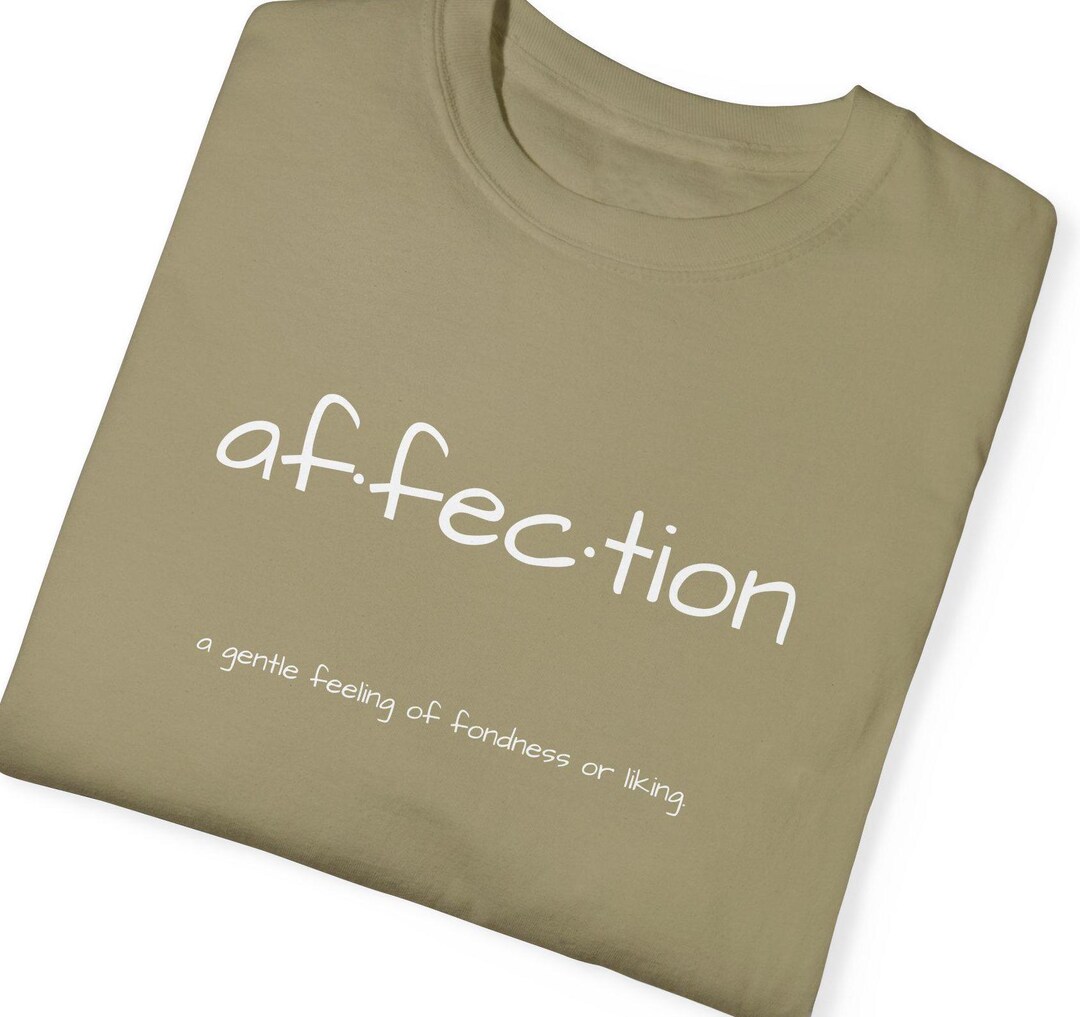 Affection Definition Tee Shirt - Etsy