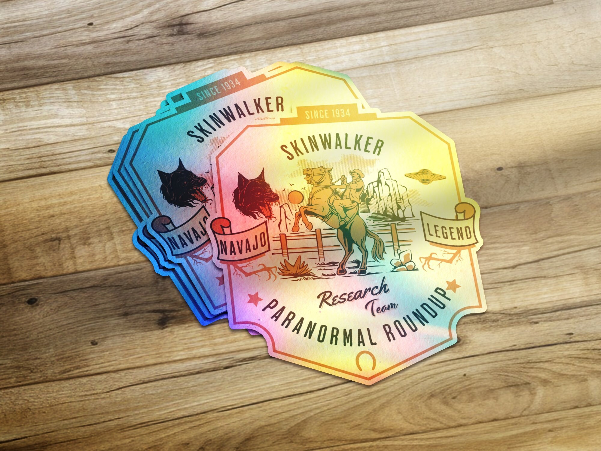 Skinwalker Research Sticker, UFO Sticker, Skinwalker Sticker, Funny ...