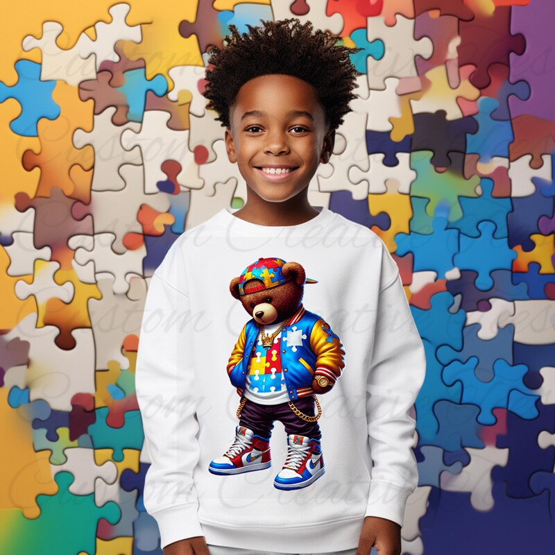 Autism Bear - Etsy