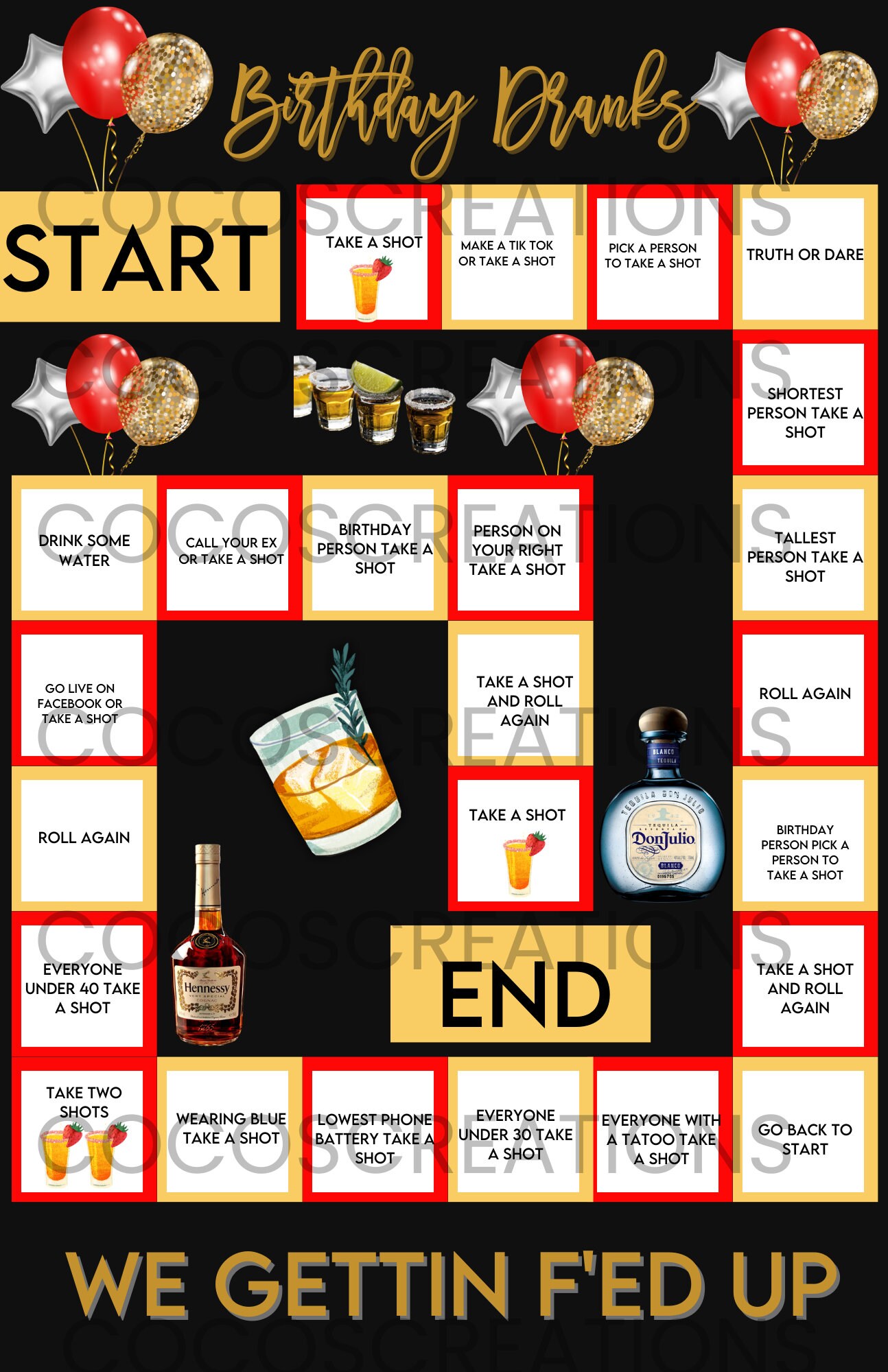 Adult Birthday Party Games Birthday Drink Birthday Drinking Game ...