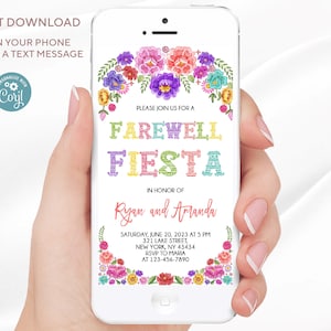 Editable Electronic Farewell Fiesta Invitation Template | Mexican ...