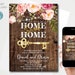 Editable Rustic Home Sweet Home Invitation Template, Housewarming Party ...