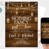 Rustic Wedding Invitation - Etsy