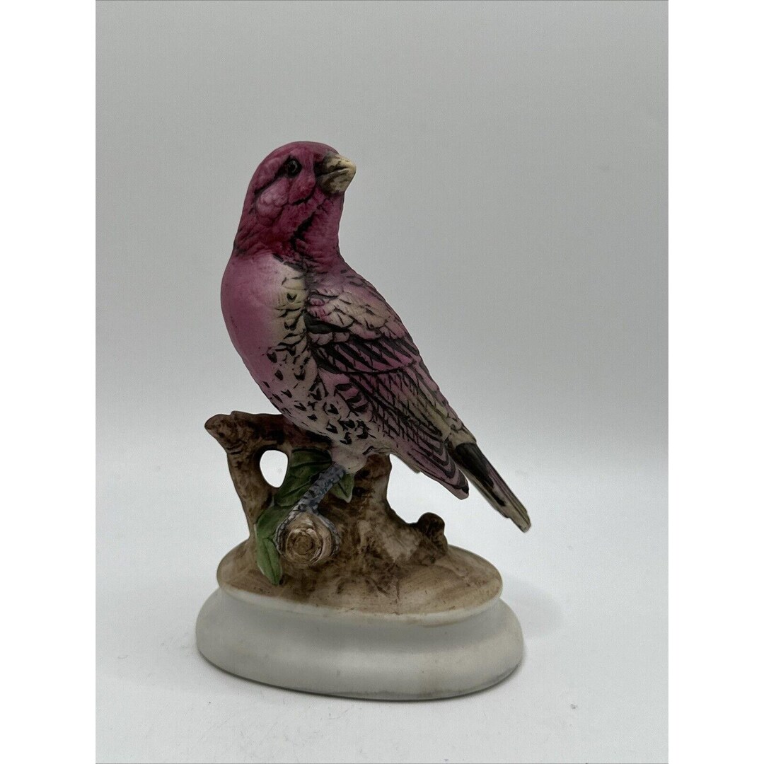 Vintage Lefton Hand-painted House Finch Bird Figurine - Etsy