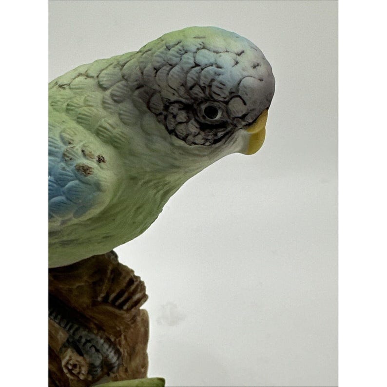 Vintage Lefton GG1728-P Japan Hand Painted Parakeet Ceramic Figure - Etsy
