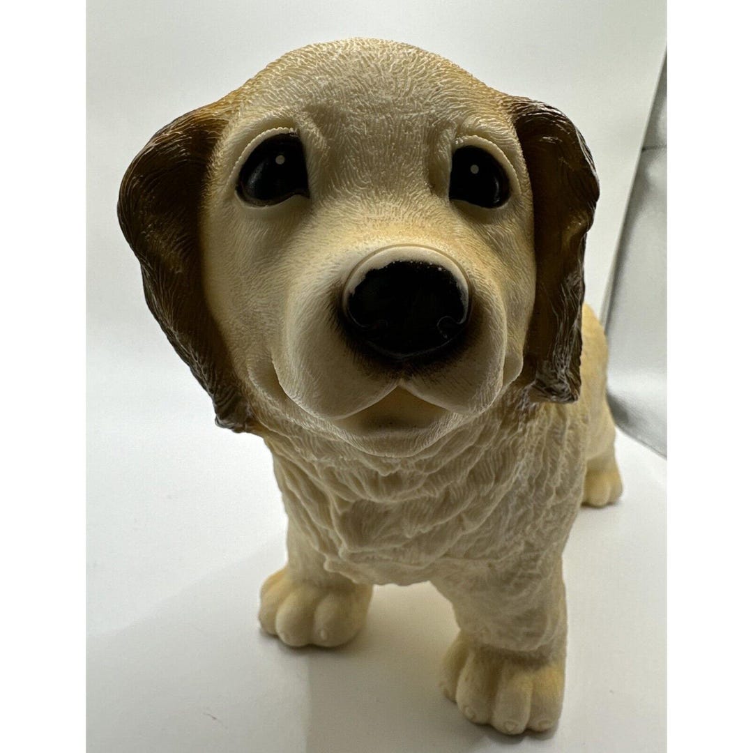 Toy Major Trading Co Rubber Golden Retriever Dog Puppy 11” by 7 ...