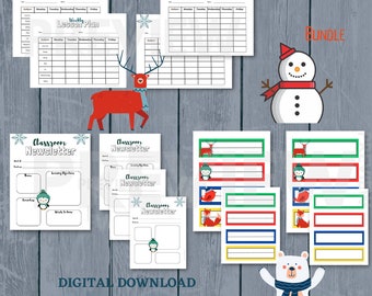 LESSON PLAN TEMPLATE, Newsletter Template, Downloadable Planner, Unique ...