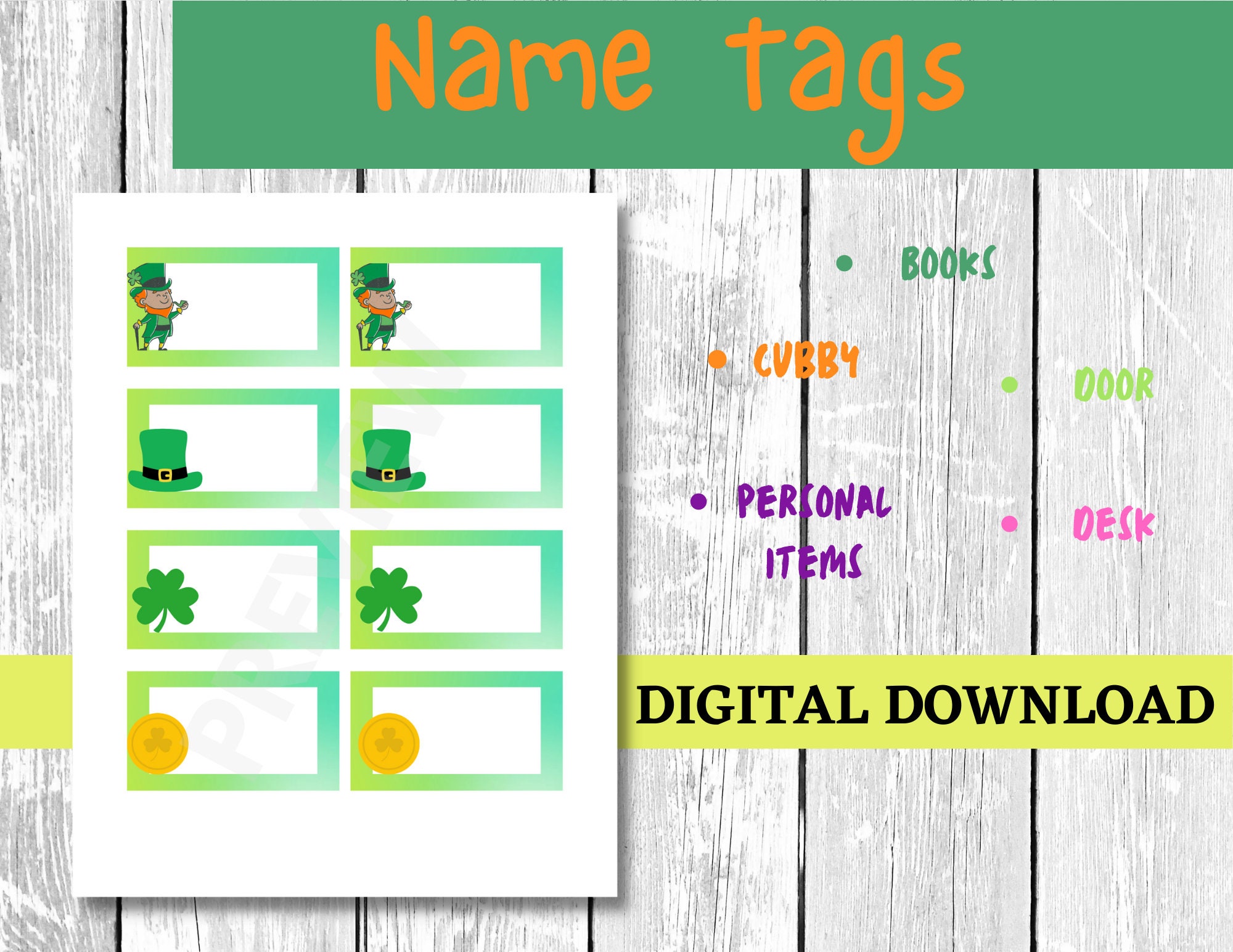 Lesson Plan Template, Newsletter Template, Downloadable Planner, Unique ...