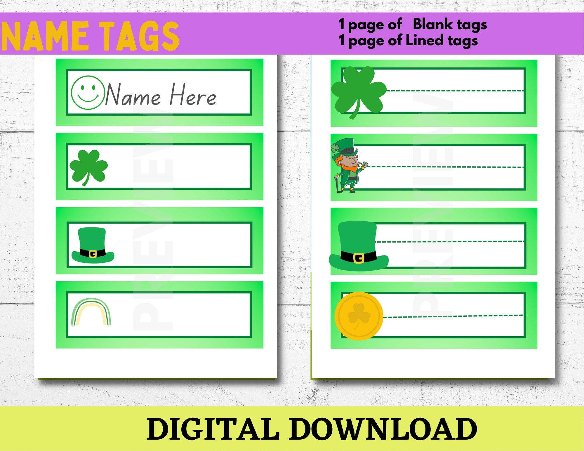 Lesson Plan Template, Newsletter Template, Downloadable Planner, Unique ...