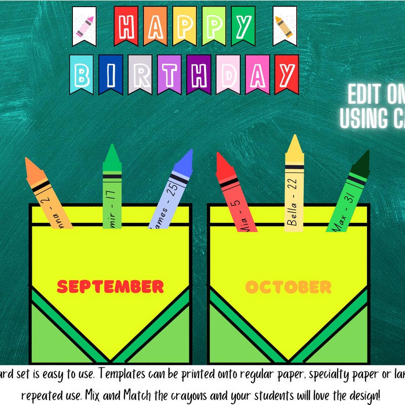 Birthday Board - Etsy