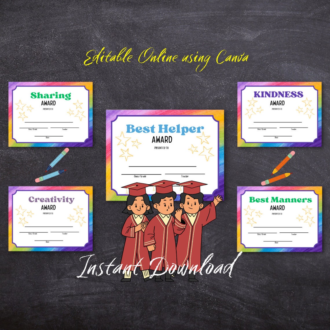 End of the Year Awards, Graduation Certificates, Preschool Awards ...