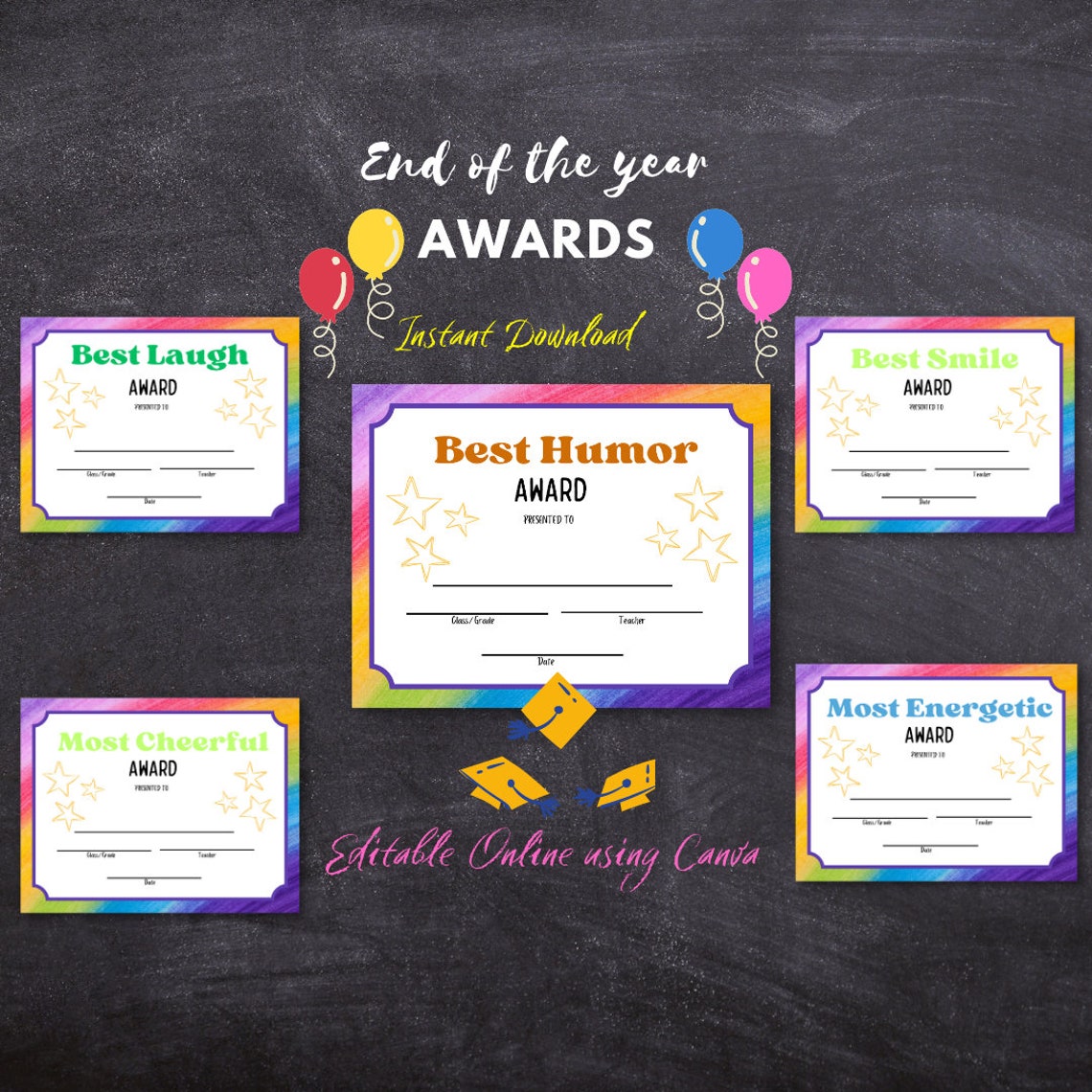 End of the Year Awards, Graduation Certificates, Preschool Awards ...