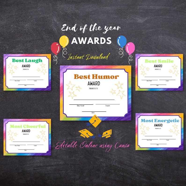 End of the Year Awards, Graduation Certificates, Preschool Awards ...