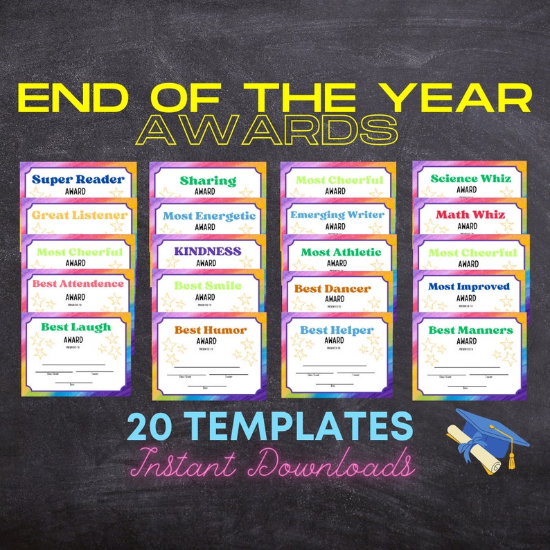 End of the Year Awards, Graduation Certificates, Preschool Awards ...